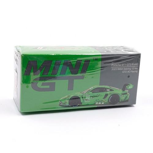 Jual Mini GT 713 Porsche 911 GT3 R #80 2023 IMSA Sebring 12 Hrs GTD AO ...