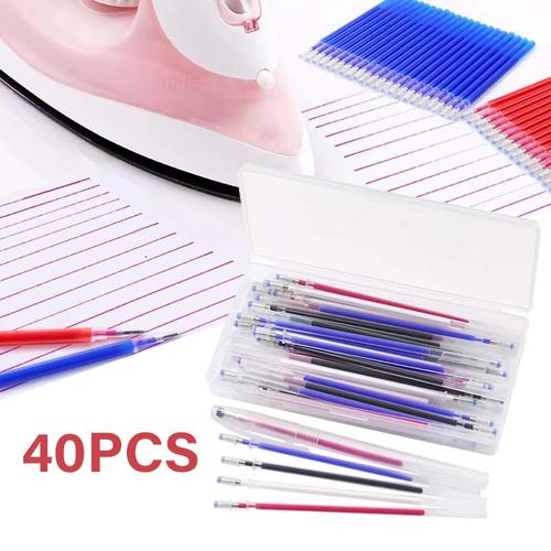 Jual 40pcs Heat Erasable Pen Spidol Jahit Kain Pen Penanda Kain Pen ...