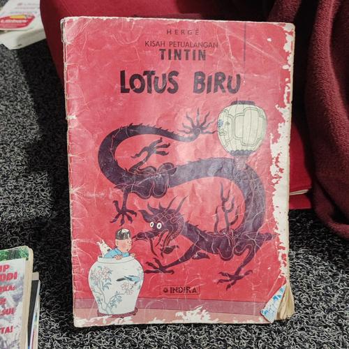 Jual kisah petualangan Tintin Lotus biru tahun 1983 - Kab. Sleman ...