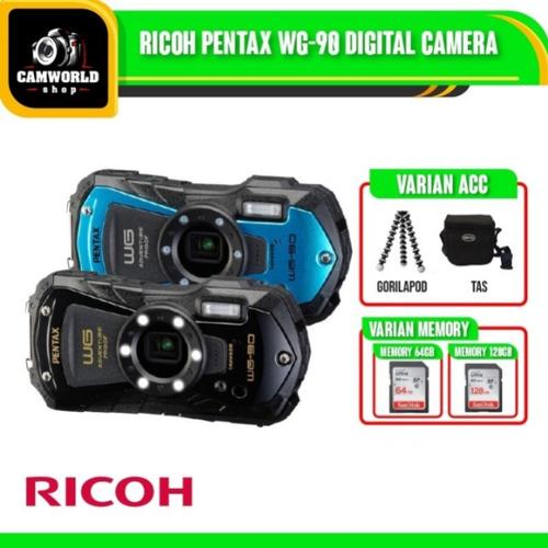 Jual Ricoh Pentax WG-90 Digital Camera Underwater Ricoh WG90 WG 90 ...