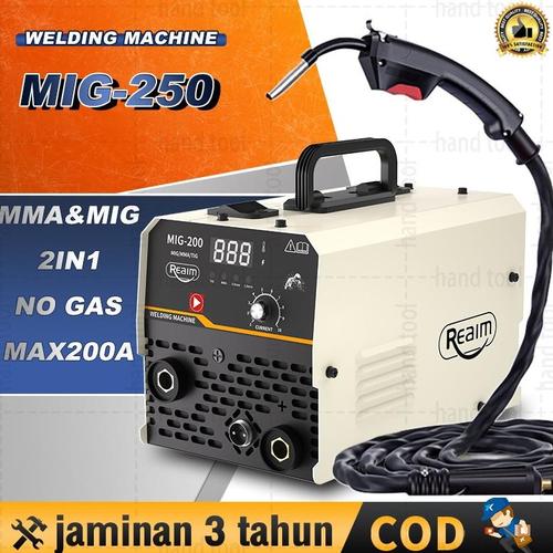 Jual Reaim Mesin Las MIG-250 120A Mesin pengelasan IGBT Mesin trafo las Welding machine Mesin ...