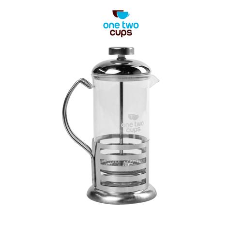 Promo One Two Cups French Press Coffee Maker Pot Grid Pattern 350ml ...