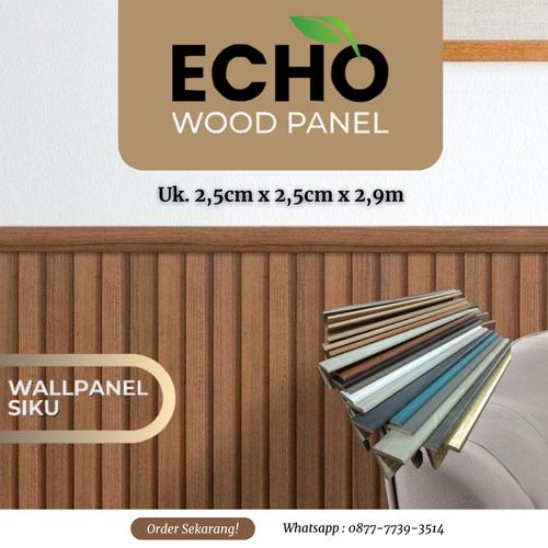 Jual Aksesories WPC Wallpanel / List Siku L ECHO Wood Panel PVC / P. 2 ...