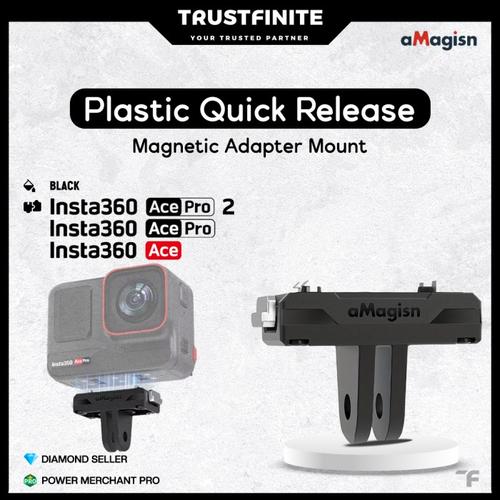 Promo aMagisn ABS Plastic Magnetic Quick Release Mount for Insta360 Ace ...