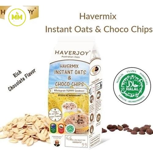 Jual HAVERJOY HAVERMOUT INSTANT OATS & CHOCO CHIPS 1 KG - NO BUBBLE ...