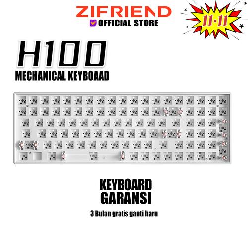 Jual ZIFRIEND Kit Keyboard-H100/ZT82 /H60-Tembus Putih/RGB/82/100/60 ...