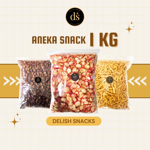 Jual Aneka Snack 1000 Gram / Cemilan / Camilan Grosir Grosiran Bal ...