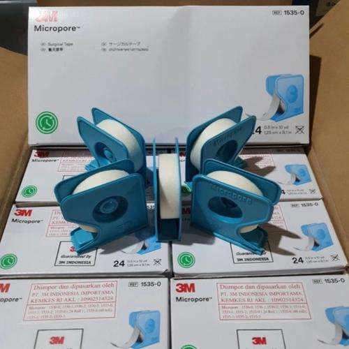 Jual Micropore 3M Plester Luka Micropor 3M - 1 inch / roll - Jakarta ...