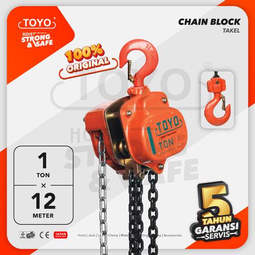 Jual Chain Block / Takel 1 Ton x 12 Meter TOYO - Jakarta Barat ...