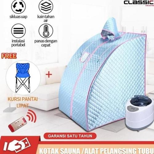 Jual kotak sauna / Portable Steam Sauna Alat Pelangsing Tubuh / Alat ...