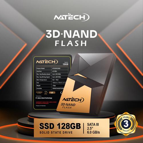 Jual SSD SATA 128GB / SSD 128GB / SSD NATECH / SSD 2.5" SATA NATECH PRO 128GB - Jakarta Utara ...