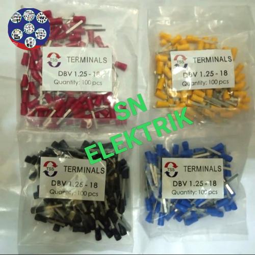 Jual Skun pin Skun tusuk gepeng Skun pin Blade 1,5mm DBV 1,25-18 - Merah - Jakarta Pusat - SN ...