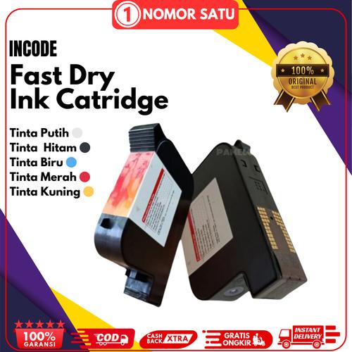 Promo Tinta Solvent Catridge Printer 42ml Ink Jet Handheld Warna Hitam ...