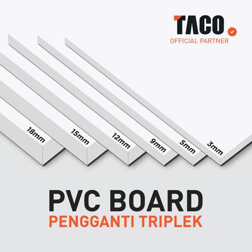 Jual TACO PVC BOARD 18MM, 15MM, 12MM, 9MM, 5MM, 3MM - 3MM - Kota Medan ...
