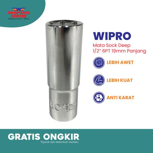 Jual WIPRO Mata Kunci Sock Socket PANJANG 1/2 Inch 6 PT 19mm WIPRO - Kota Semarang - Wipro ...