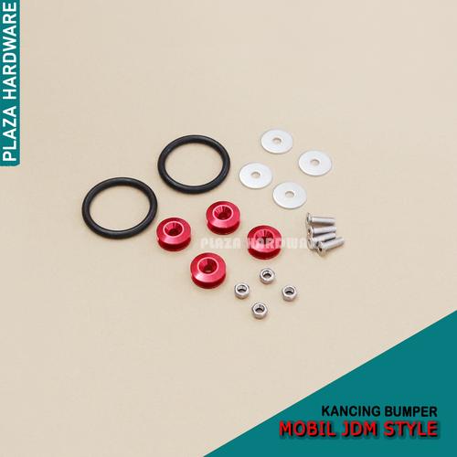 Jual JDM Style Baut Kancing Bumper Mobil Universal - Merah - Kota Bogor ...
