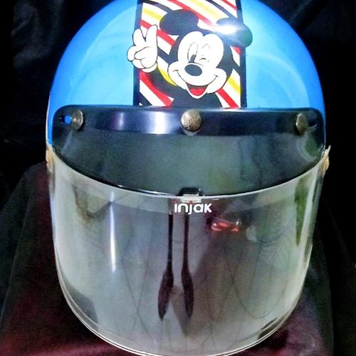 Jual Helm Half Face Retro KBR Motif Mickey Mouse - Kota Tangerang ...