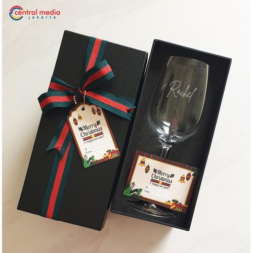 Jual Engraved Wine Glass + Hard Box Gift Gelas Wine Grafir Custom ...