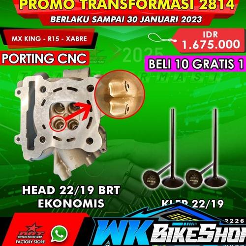 Jual PROMO Head BRT Super cylinder head KOP BLOK HEAD (CRF / TIGER, KLX ...