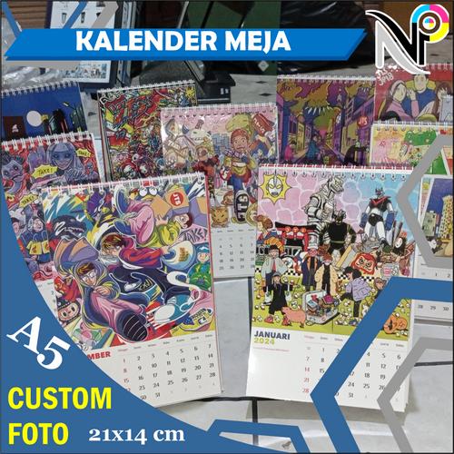Jual Kalender Meja Duduk Custom Foto Bisa Satuan ( Tanpa Minimal Order ...