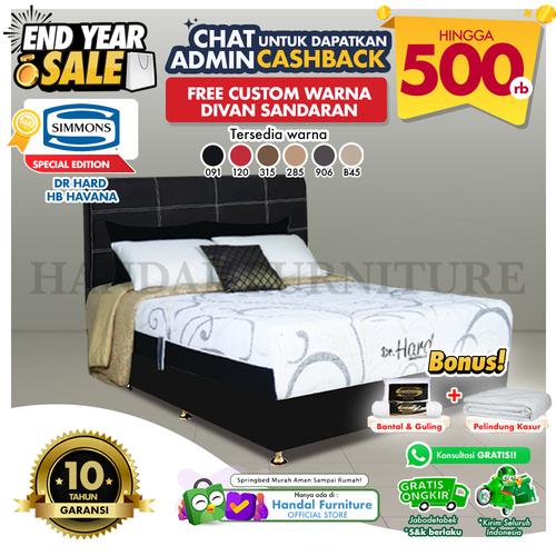 Promo Special Edition! Simmons Set Kasur Spring Bed Dr. Hard 140x200 ...