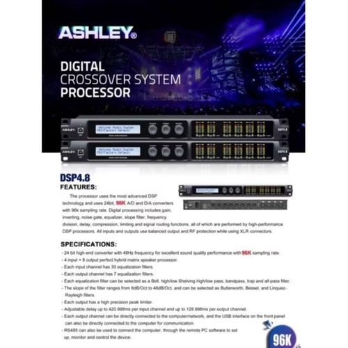 Jual ** Speaker Management DLMS ASHLEY DSP 4.8 DSP4.8 DSP 48 ORIGINAL 4 IN 8 OUT ** - Jakarta ...