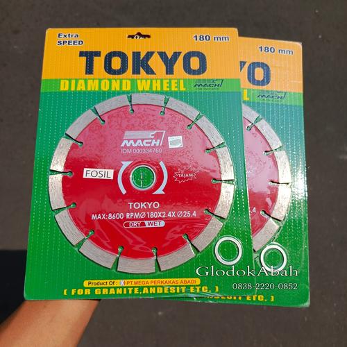 Jual Mata Gerinda Potong Granit 7 Inch 180 Mm Tokyo Diamond Wheel ...