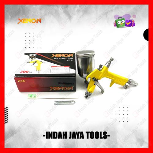 Jual XENON Spray Gun K3A Tabung Atas - Spraygun K3 200 mL Air Sprey Gun ...
