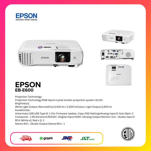 Jual Epson EB-E600 XGA 3LCD TKDN Certified Projector - Kota Bandung ...