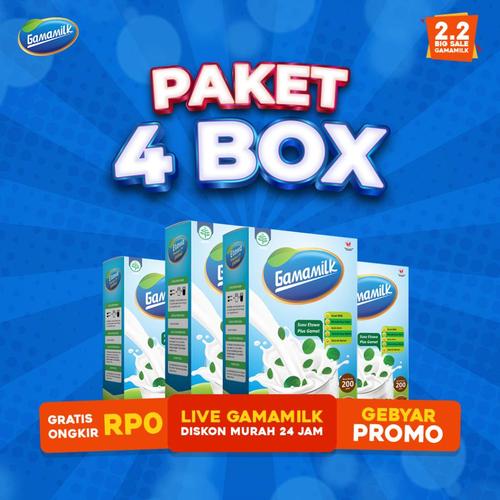 Jual (4 Box) Susu Gamamilk Ekstrak Gamat dan Daun Kelor Cocok Untuk ...