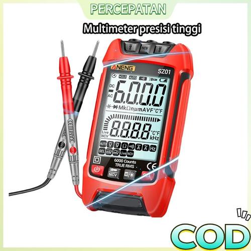 Jual ANENG SZ01 Multimeter Digital cerdas, Instrumen pemeliharaan tukang listrik presisi tinggi ...