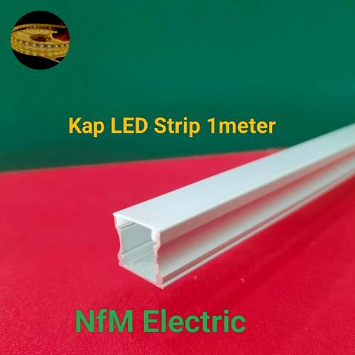 Jual Kap LED Strip kotak Aluminium/ Housing LED Strip aluminium 1 meter ...