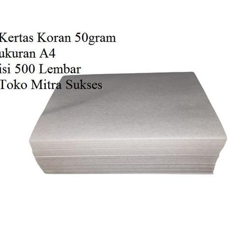 Jual Best Kertas Koran A4 50gram isi 500 Lembar - Jakarta Pusat ...