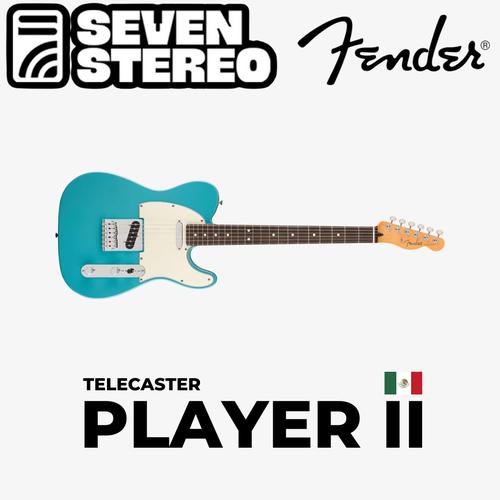 Jual Fender Player II Telecaster Electric Guitar, RW FB, Aquatone Blue ...