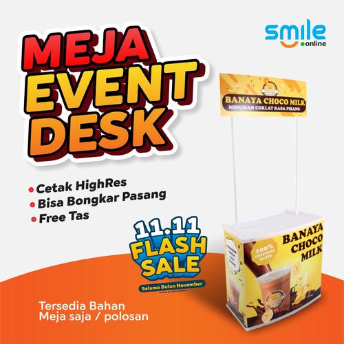 Jual EVENT DESK BOOTH PORTABLE MEJA PROMOSI + CETAK - SALE 11.11 - Kota ...