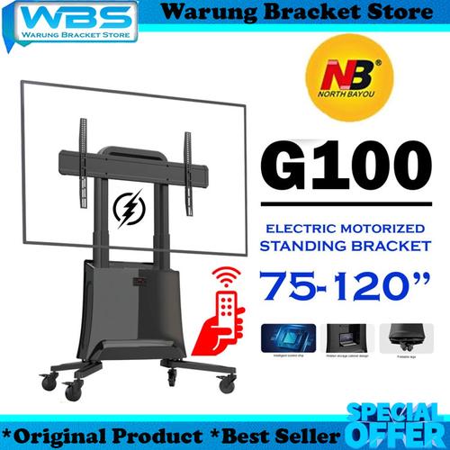 Jual NB north bayou Bracket Standing TV adjustable Electric Motorized ...