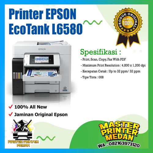 Jual Printer EPSON EcoTank L6580 A4 Colour Wi-Fi Duplex All-in-One ...