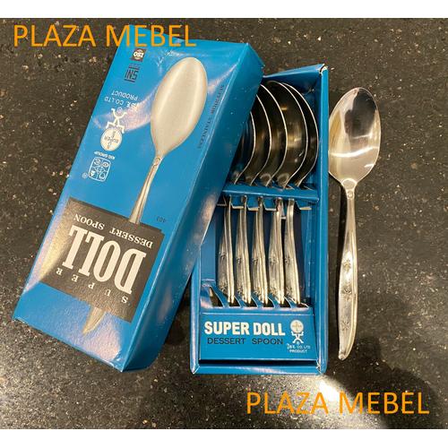 Jual Sendok makan Super Doll Asli Stainless Steel 100% ORIGINAL ( 1 Dos ...