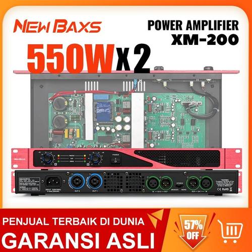 Jual ** NEW BAXS XM-200 Penguat Audio Profesional Digital Pure Post ...