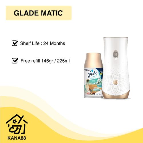 Jual Glade Matic Set + Refill 225ml Pengharum Ruangan Otomatis Air ...