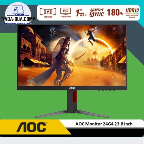Jual AOC 24G4 Gaming Monitor 23.8" IPS 180Hz 1ms Adaptive Sync - Kab. Sleman - TIADA-DUA-COMP ...