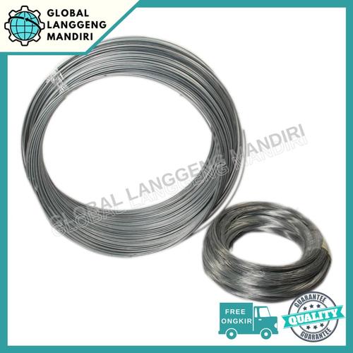 Jual KAWAT GALVANIS / KAWAT IKET GALVANIS / BENDRAT PUTIH / KAWAT SENG (1KG) Ori!! Ori!! - 0.9MM ...