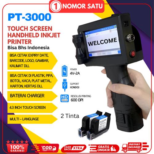 Promo PT3000 EXPIRY DATE HANDHELD PORTABLE INDUSTRIAL INKJET PRINTER ...