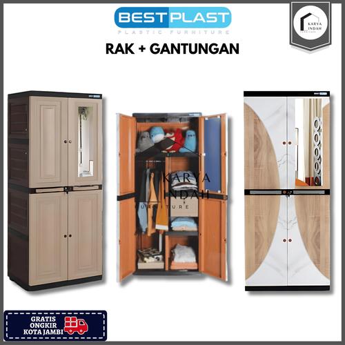 Jual Lemari Plastik BESTPLAST BY OLYMPLAST BMC 2P GC - Modul Cabinet Pakaian Baju 2 Pintu BEST ...