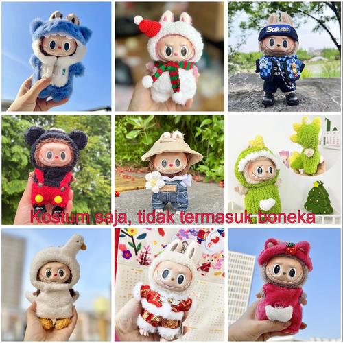 Jual Ready Stock Baju Kostum Boneka Labubu Macaron Popmart Outfit ...