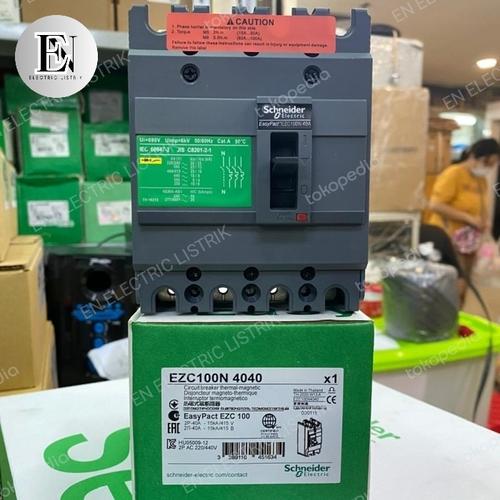 Jual MCCB SCHNEIDER EZC100N 4P 100A 15kA EZC100N4100 - Jakarta Pusat - EN ELECTRIC LISTRIK ...