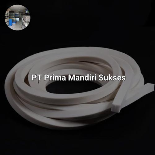 Jual White Silicone Rubber Strip 20mm x 20mm x 1m Spon Silikon Kotak ...