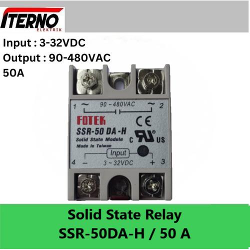 Jual Solid State Relay SSR-50DA-H Fotek SSR50DAH 50A - Kota Tangerang - ITERNO ELEKTRIK | Tokopedia