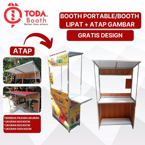 Jual Booth Portable Aluminium/Gerobak Lipat/ATAP PINTU RODA/Gerobak ...