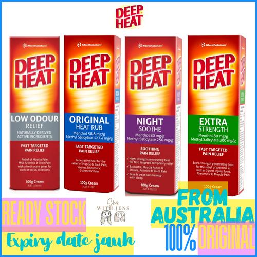 Jual Deep Heat Original Geat Rub / Extra Strength Cream 100g - Jakarta ...